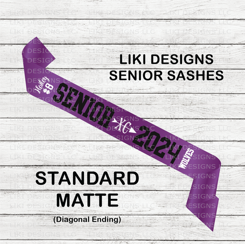 Personalized Sport Senior Night Sash – LikiDesigns